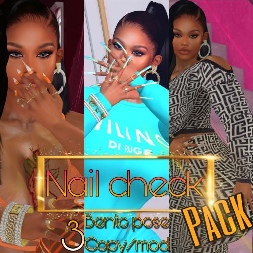 Second Life Marketplace - Nail Check Pose Pk